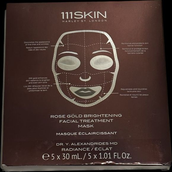111SKIN | Makeup | 11skin Rose Gold Brightening Facial Treatment Mask 5 ...